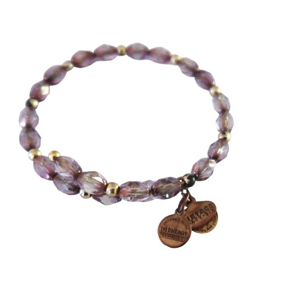 Alex and Ani | Jewelry | Alex And Ani Crystal Beaded Expandable Bangle Bracelet Vintage Sixtysix ...